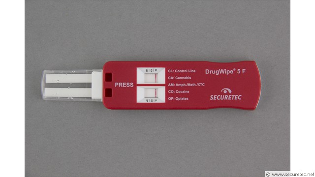 Drogentest für Oberflächen - DrugWipe®F Gebrauchsanweisung
