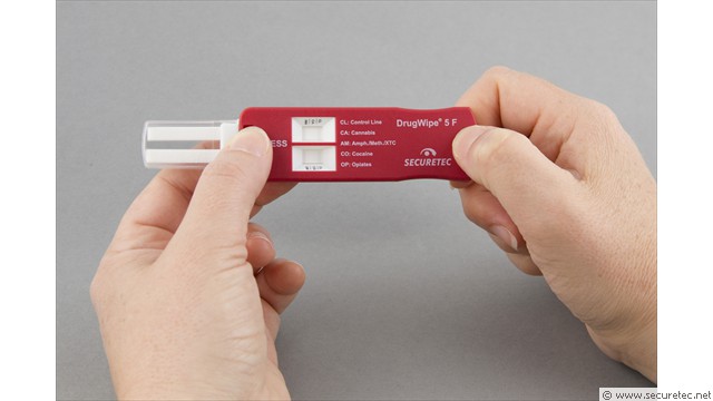Drogentest für Oberflächen - DrugWipe®F Gebrauchsanweisung