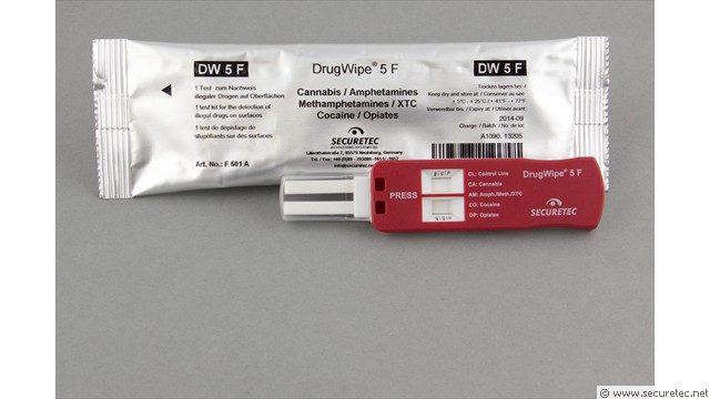 Drogentest für Oberflächen - DrugWipe®F Gebrauchsanweisung